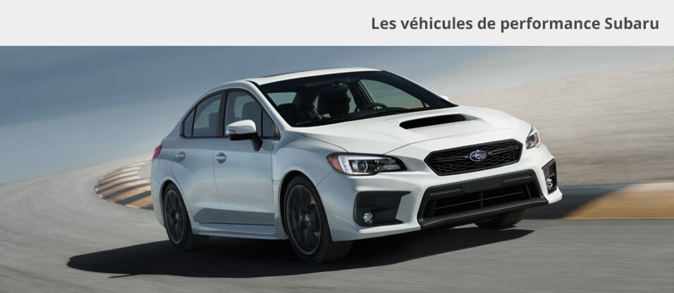 Les véhicules de performance Subaru - Subaru Canada