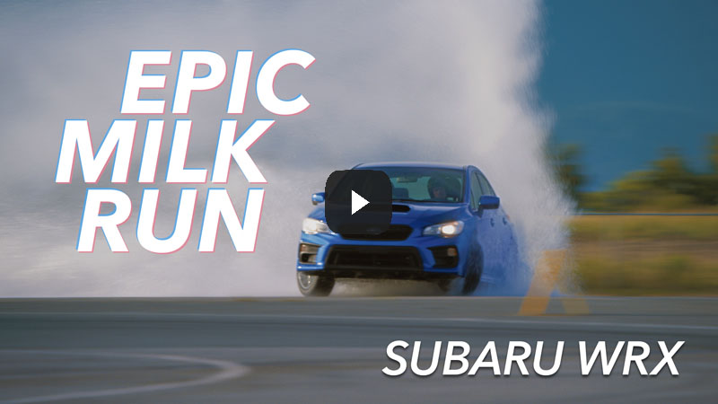 The Subaru WRX Epic Milk Run - Subaru Canada